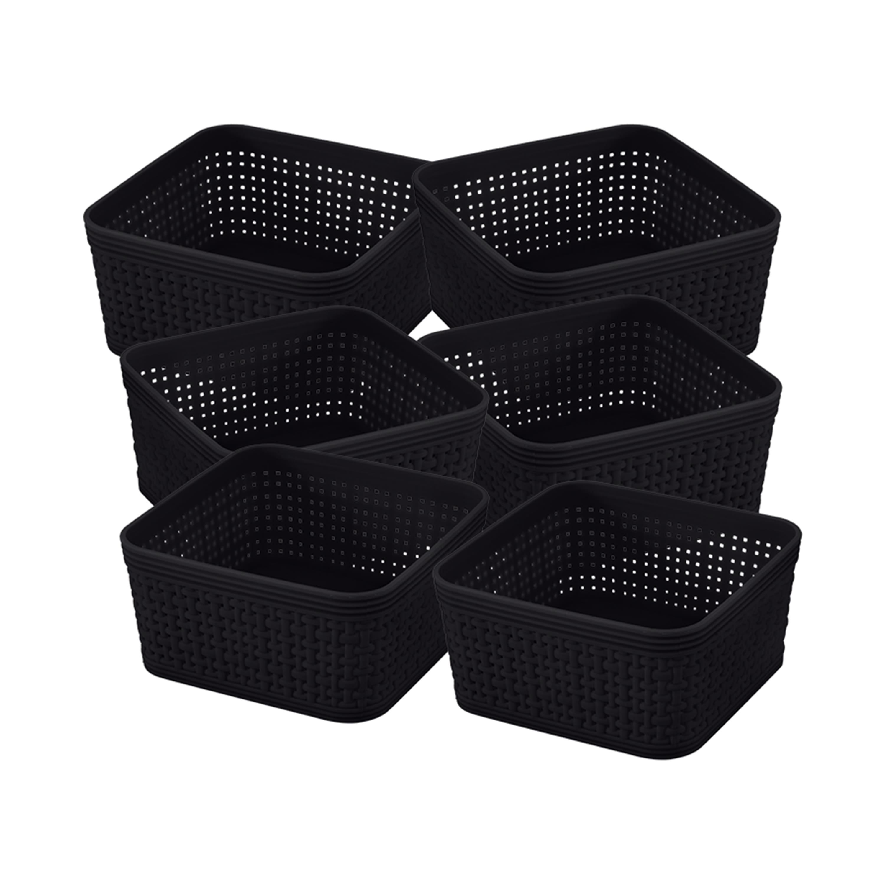 Simplify 5" Black Organizers, 6ct. | Michaels