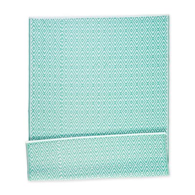 DII® Aqua Diamond Outdoor Rug, 4ft. x 6ft. | Michaels