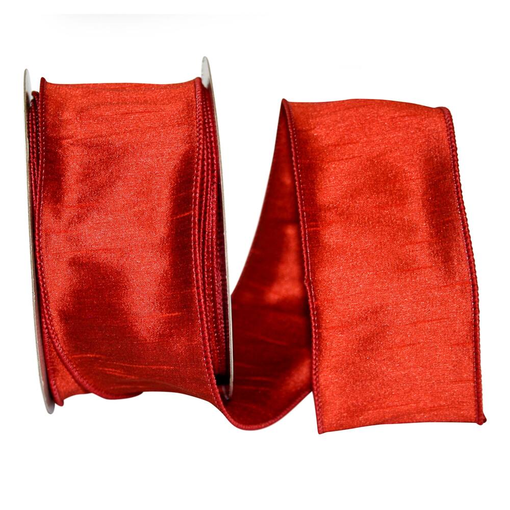 Reliant 2.5" x 20yd. Dupioni Wired Ribbon | Michaels