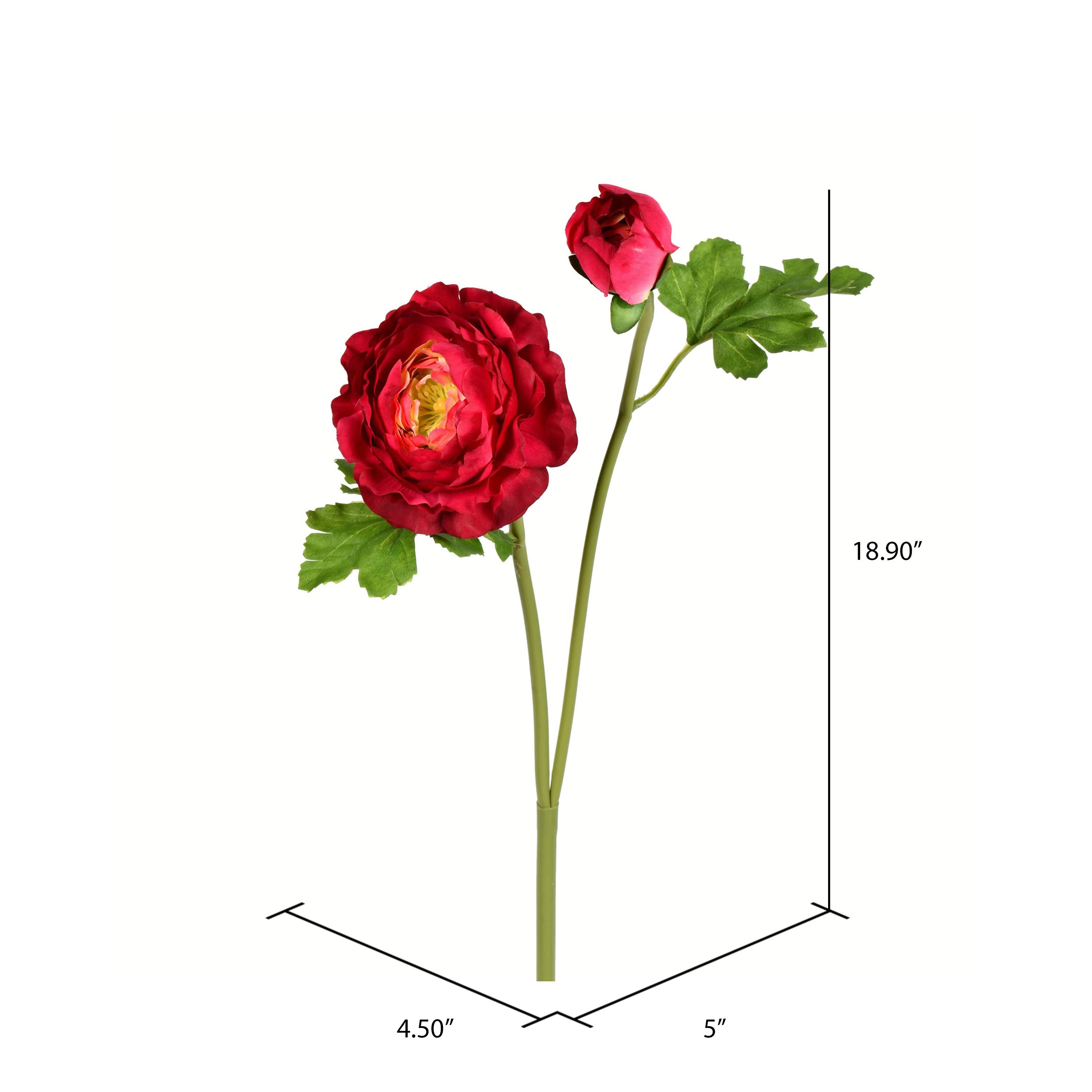 Fuchsia Ranunculus Artificial Stem, 6ct. | Michaels