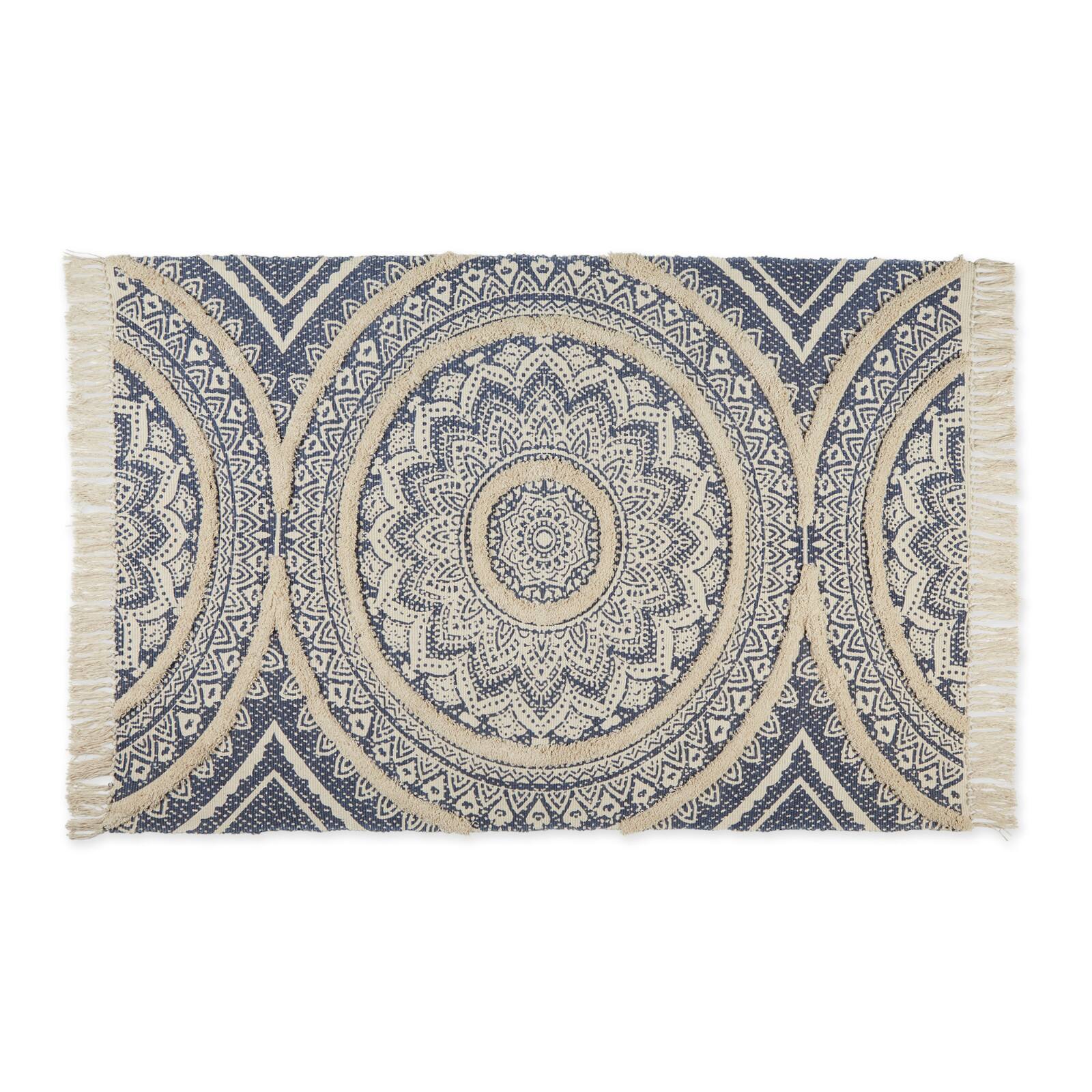 DII® Printed Natural Hand-Loomed Shag Rug, 4ft. x 6ft. | Michaels