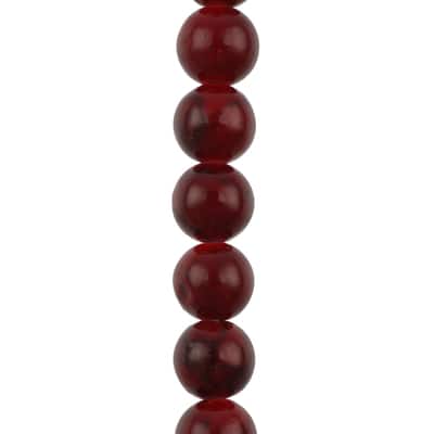 Dark Red Dyed Quartz Round Beads, 8mm by Bead Landing™ | Michaels