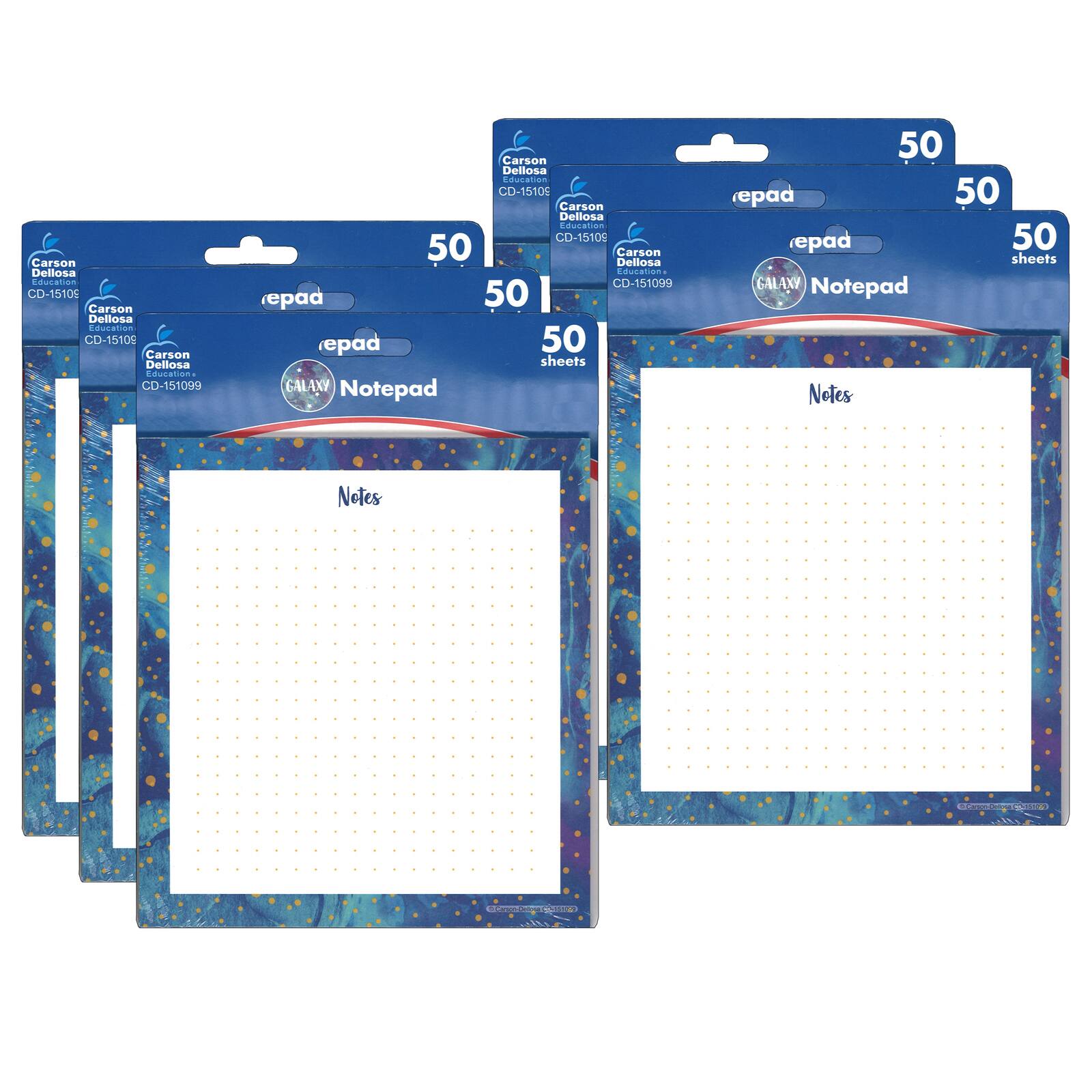 Carson Dellosa® Galaxy Notepad, 6ct. | Michaels