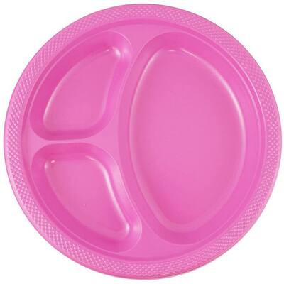 JAM Paper 10.25" Divided Plastic Party Plates, 20ct. | Michaels