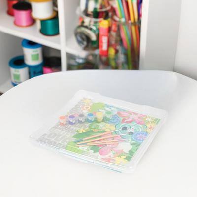 Iris® Clear 12" x 12" Slim Portable Project Case, 10 Pack | Michaels