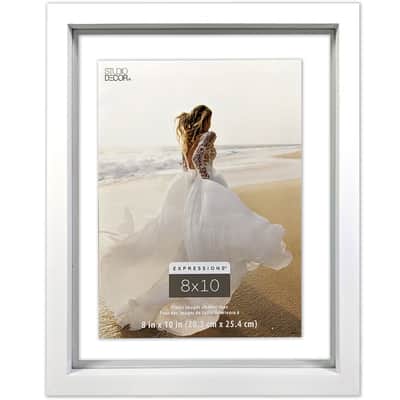 Expressions™ 8" x 10" White Float Frame by Studio Décor® | Michaels