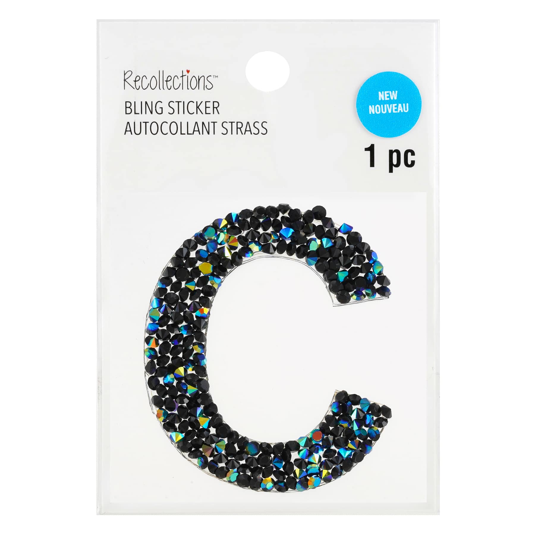 Black AB Letter Bling Sticker by Recollections® | Michaels