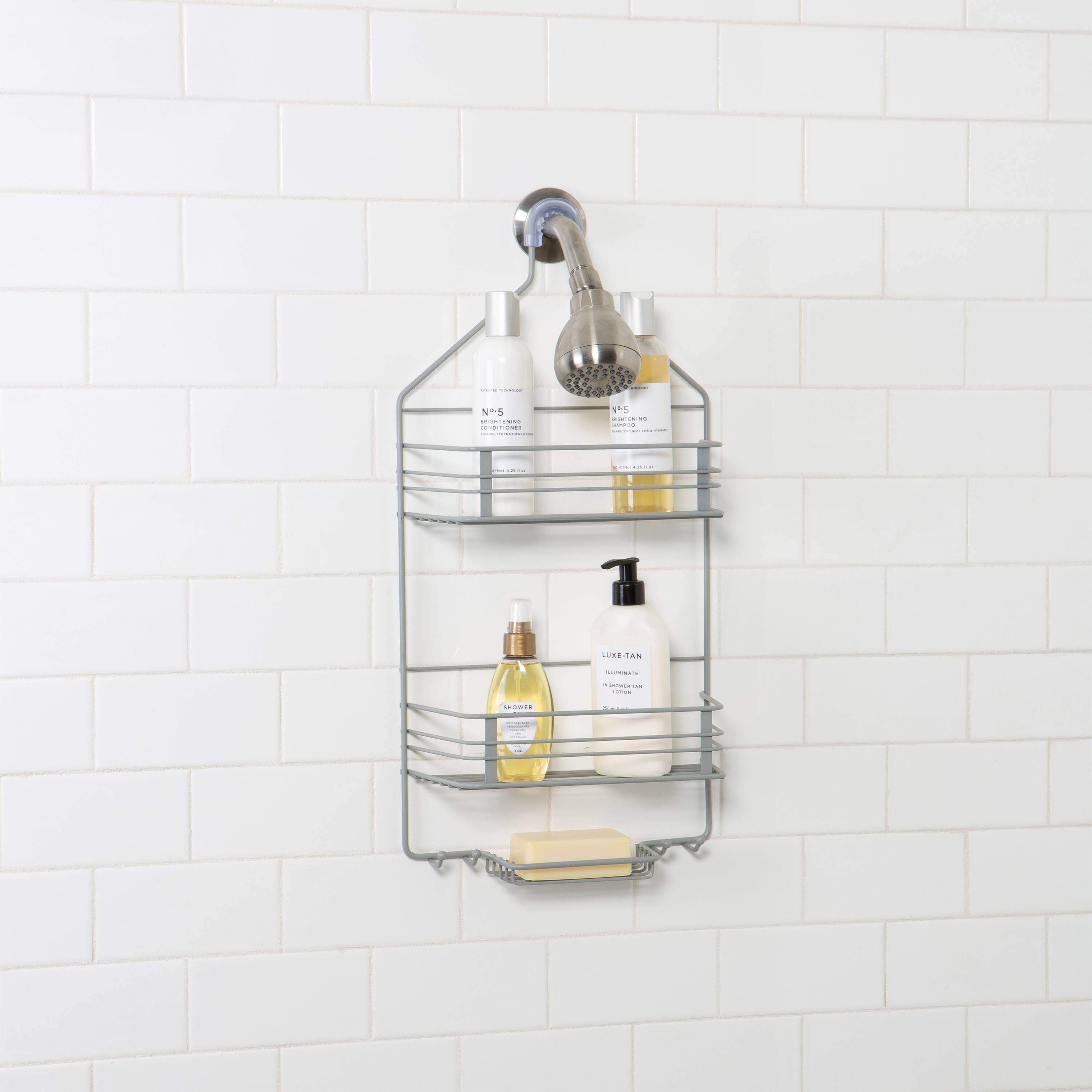 Bath Bliss Gray 2 Tier Shower Caddy | Caddies | Michaels
