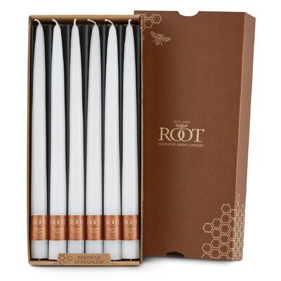 Root Candles 12" Unscented Taper Candles, 12ct., Color: White | Michaels
