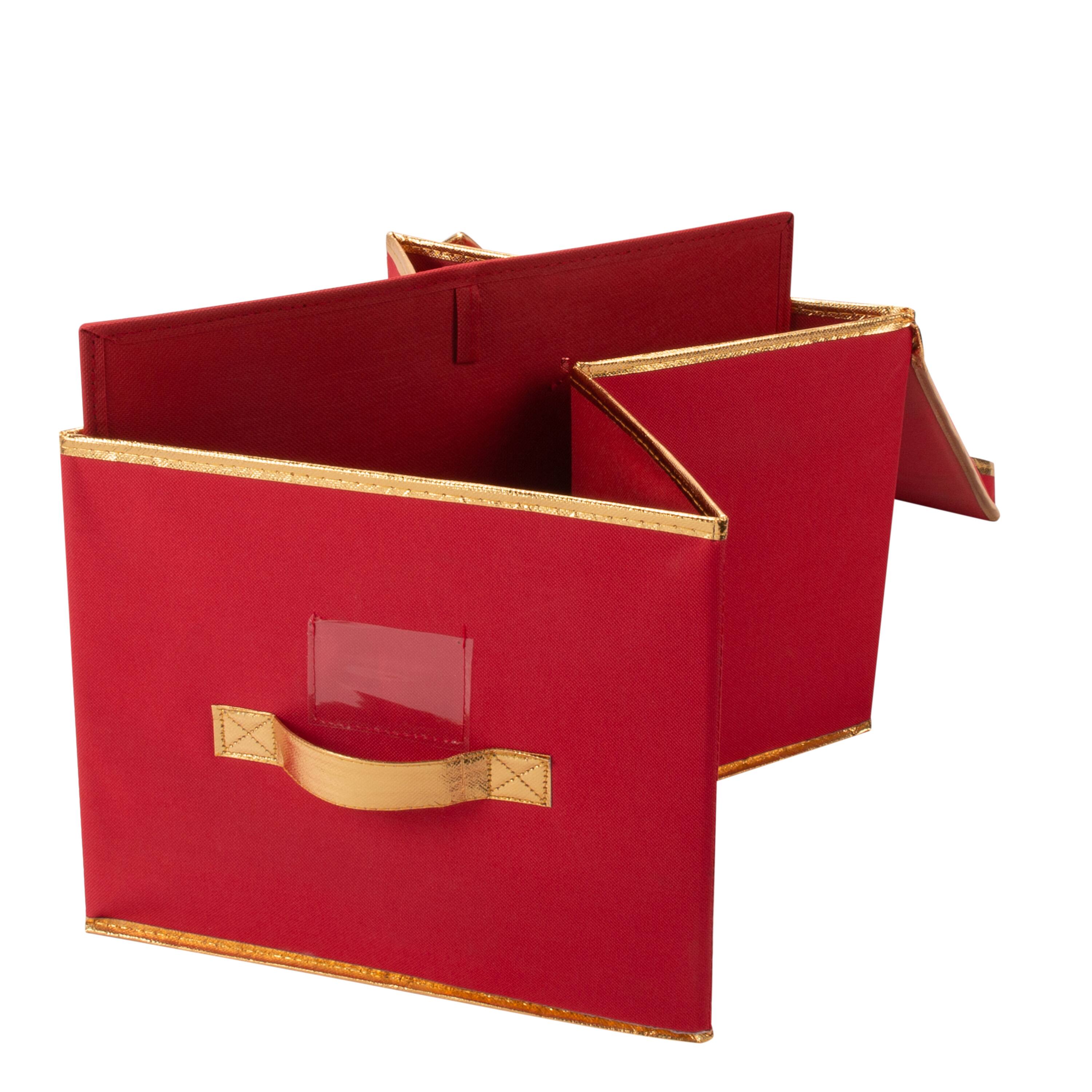 Simplify Red Holiday Jumbo Storage Box | Michaels