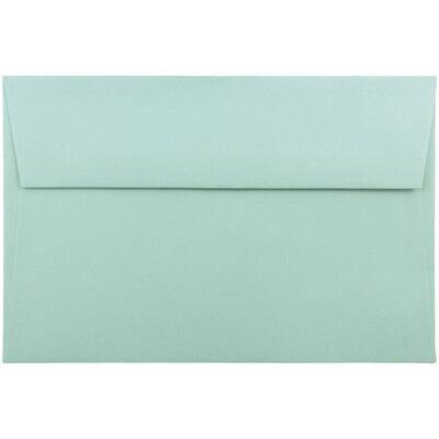 JAM Paper A9 Aqua Blue Invitation Envelopes, Count: 50 | Michaels