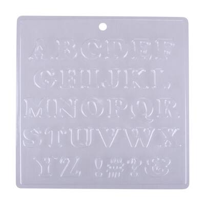 Serif Alphabet Plastic Candy Mold by Makery™ | Michaels