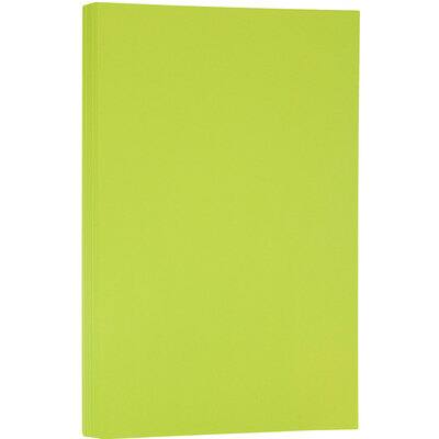 JAM Paper Ultra Lime Green Bright Hue 8.5" x 14" 24lb. Recycled Colored ...