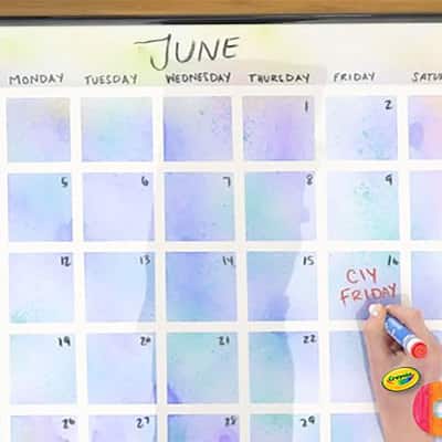 Watercolor Calendar | Projects | Michaels