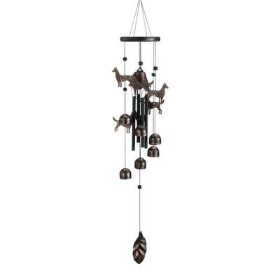 26" Bronze Dogs Wind Chimes | Michaels