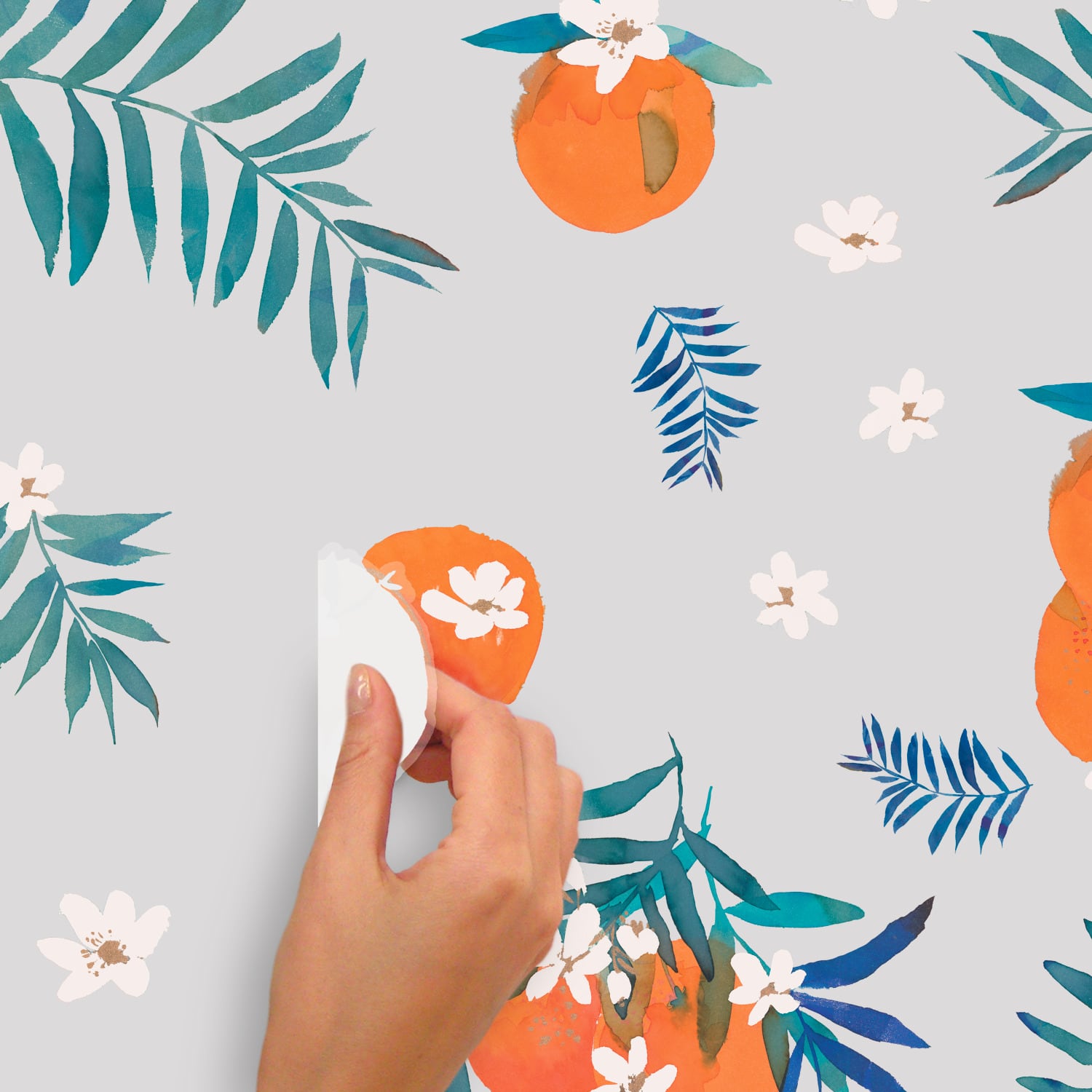 RoomMates Orange Blossom Peel & Stick Wall Decal Set | Michaels