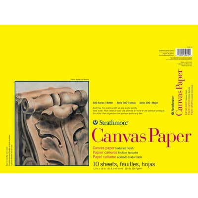 Strathmore® 300 Series Canvas Pad, Size: 12" x 16" | Michaels