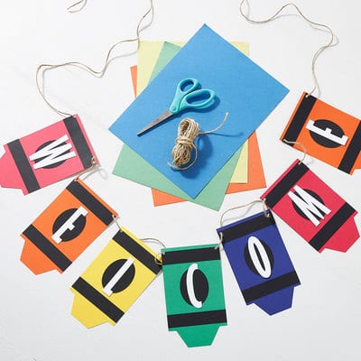 Welcome Crayon Banner | Projects | Michaels