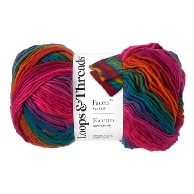 Buy in Bulk - 15 Pack: Facets™ Yarn by Loops & Threads® | Michaels