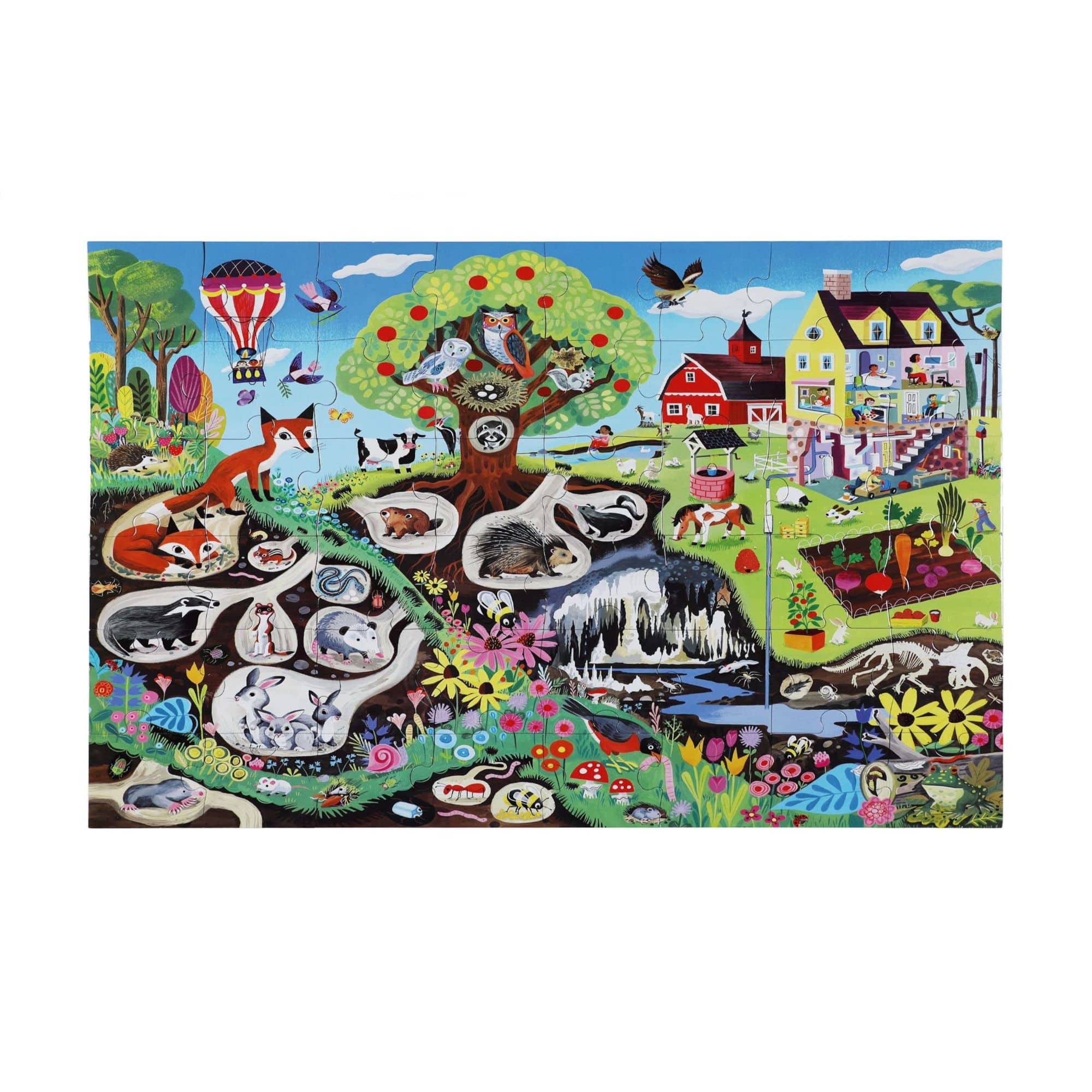 eeBoo Within the Country 48 Piece Giant Floor Jigsaw Puzzle | Michaels