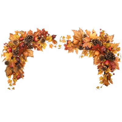 30" Harvest Maple Leaves Swags, 2ct. | Michaels