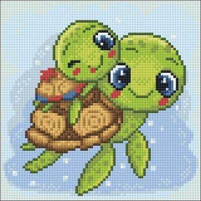 Crafting Spark Little Turtles Diamond Painting Kit | Michaels