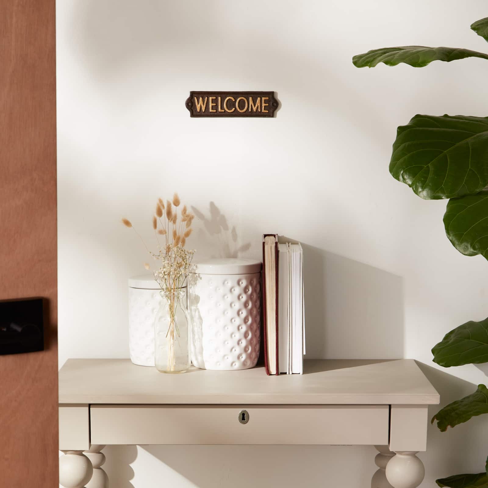 Welcome Cast Iron Sign | Michaels