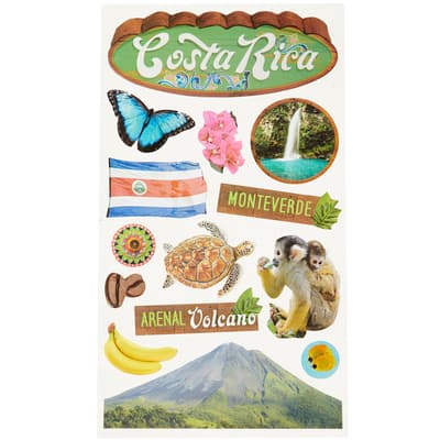 Costa Rica Stickers by Recollections™ | Michaels