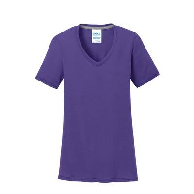 Port & Company® Colors Ladies Performance Blend V-Neck T-Shirt | Michaels