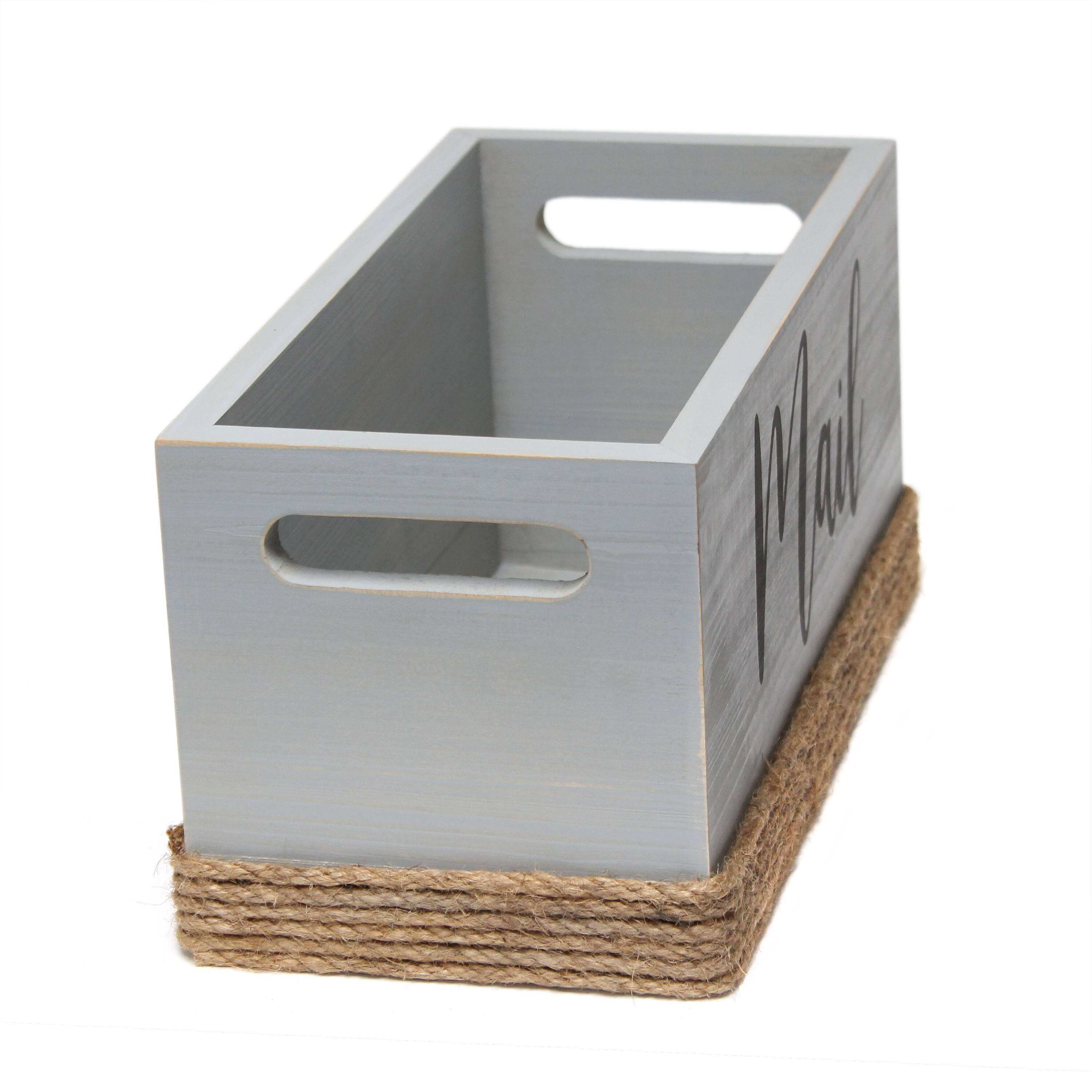 Elegant Designs Mail Script Mail Holder with Handles | Michaels