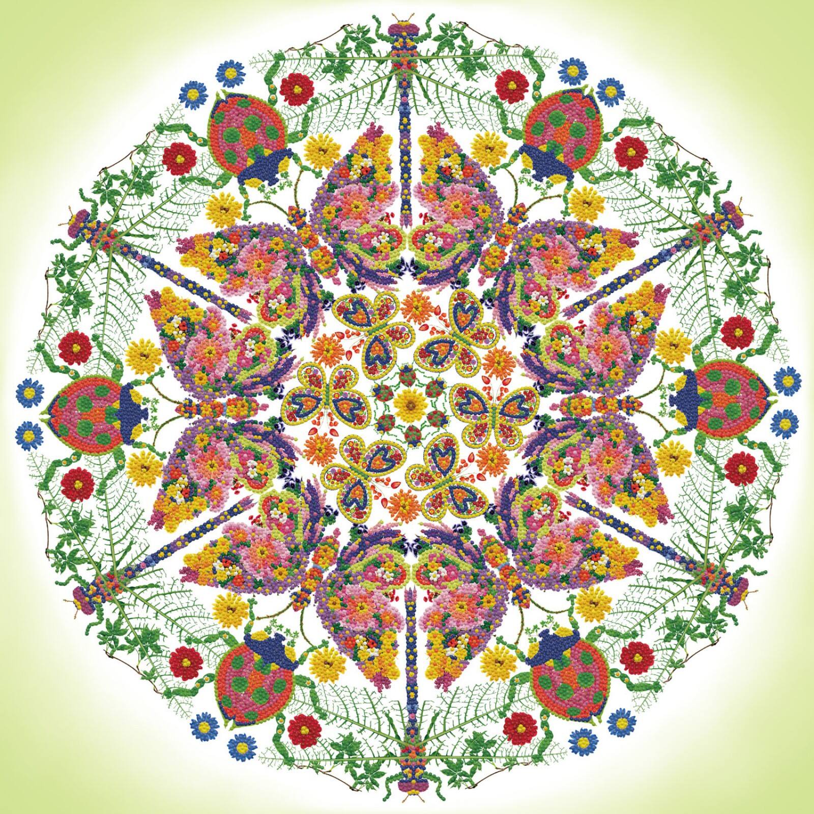 Diamond Dotz® Intermediate Kaleidoscope Garden Diamond Facet Art Kit ...