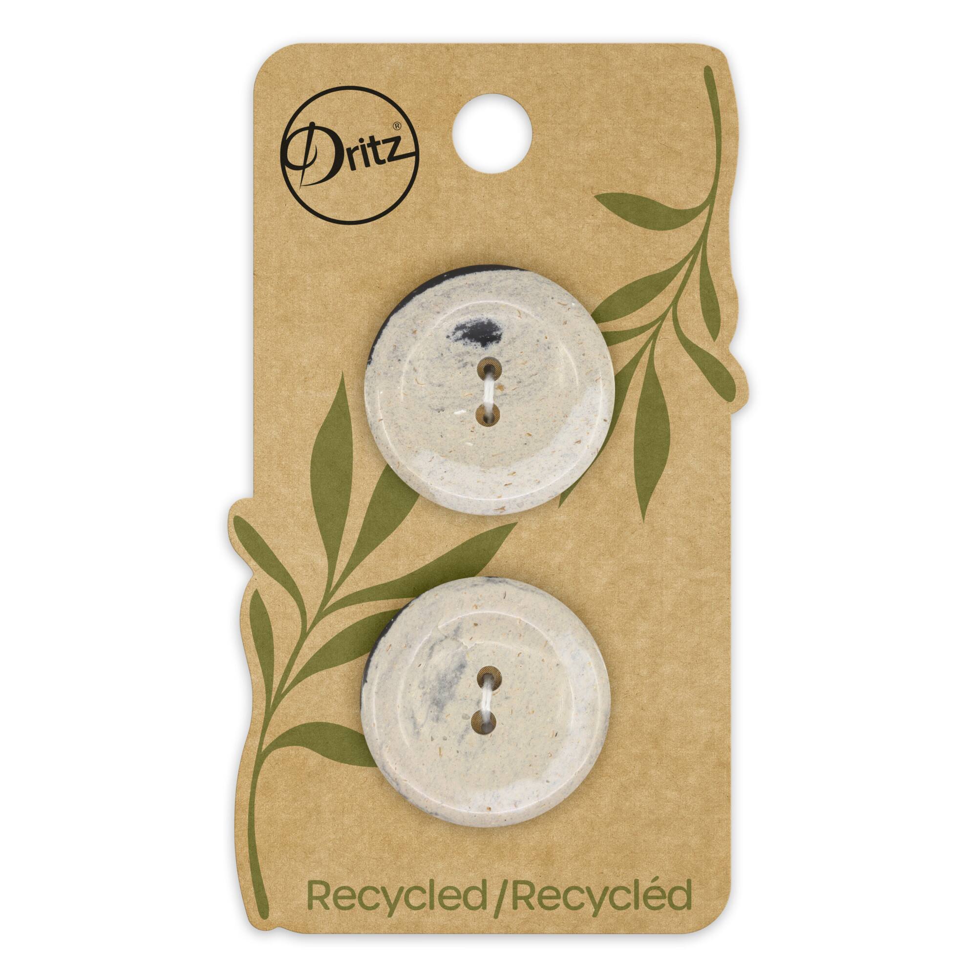 Dritz® 25mm Recycled Hemp Round Button, 6ct. | Michaels