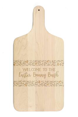 Easter Bunny Bash 8" x 17" Maple Paddle Cutting Board | Michaels