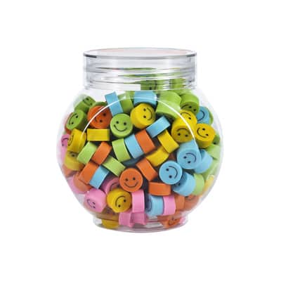 Smile Emoji Mini Erasers, 250ct. by Creatology™ | Michaels