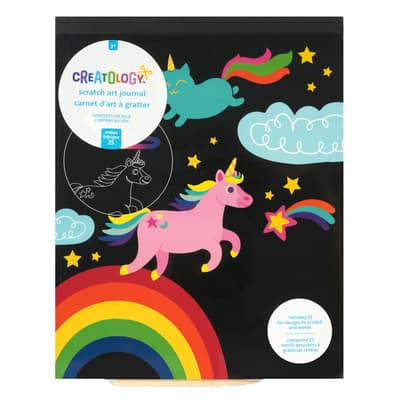 Buy in Bulk - 12 Pack: Unicorn Scratch Art Journal by Creatology ...