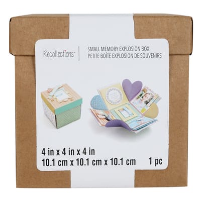 4" Kraft Memory Explosion Box by Recollections™ | Michaels