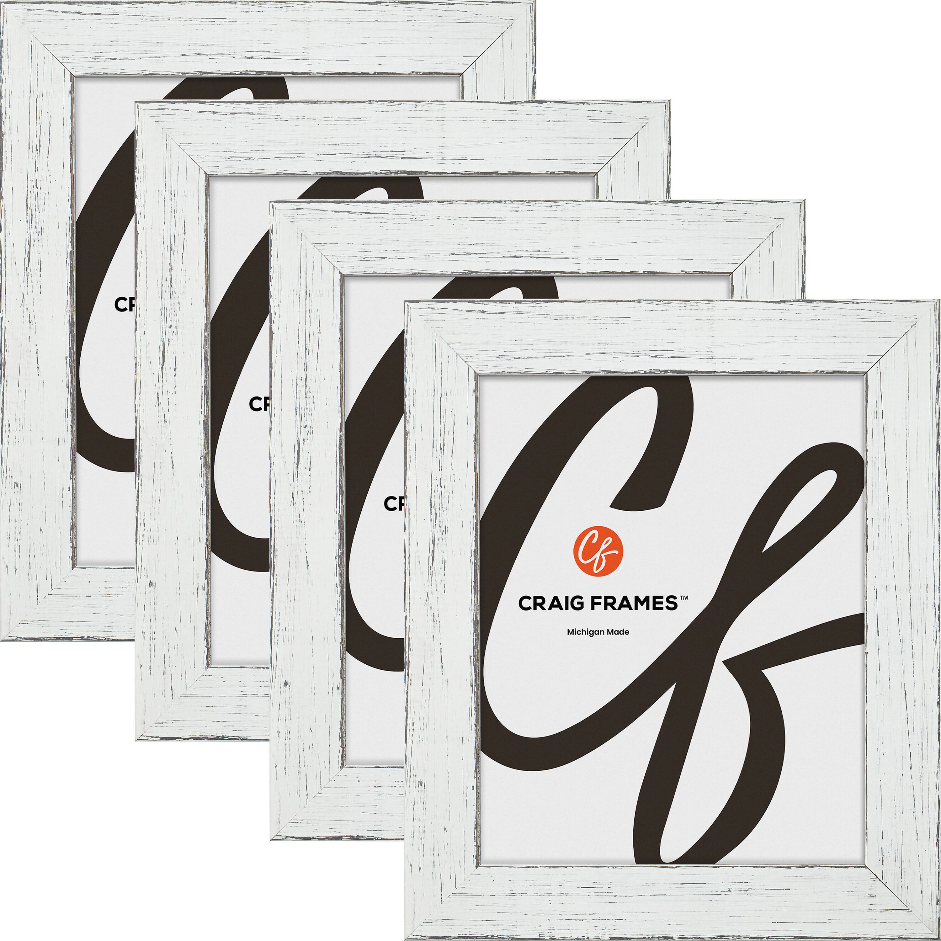 4 Pack Craig Frames Jasper Marshmallow White Picture Frame | Michaels