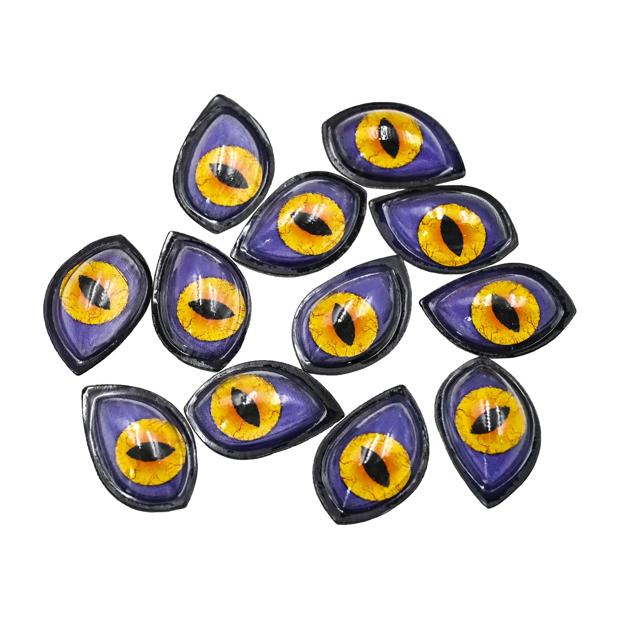 Purple & Yellow Halloween Monster Wiggle Eyes, 12ct. by Creatology ...