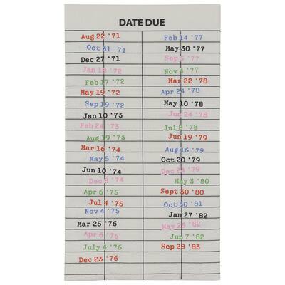 Next Chapter Library Due Date Paper Guest Napkins, 20ct. by Celebrate ...