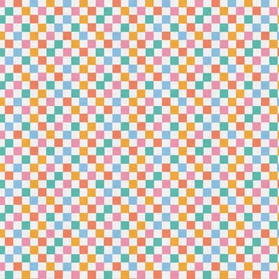 Fabric Editions Multicolor Retro Check Cotton Fabric | Michaels
