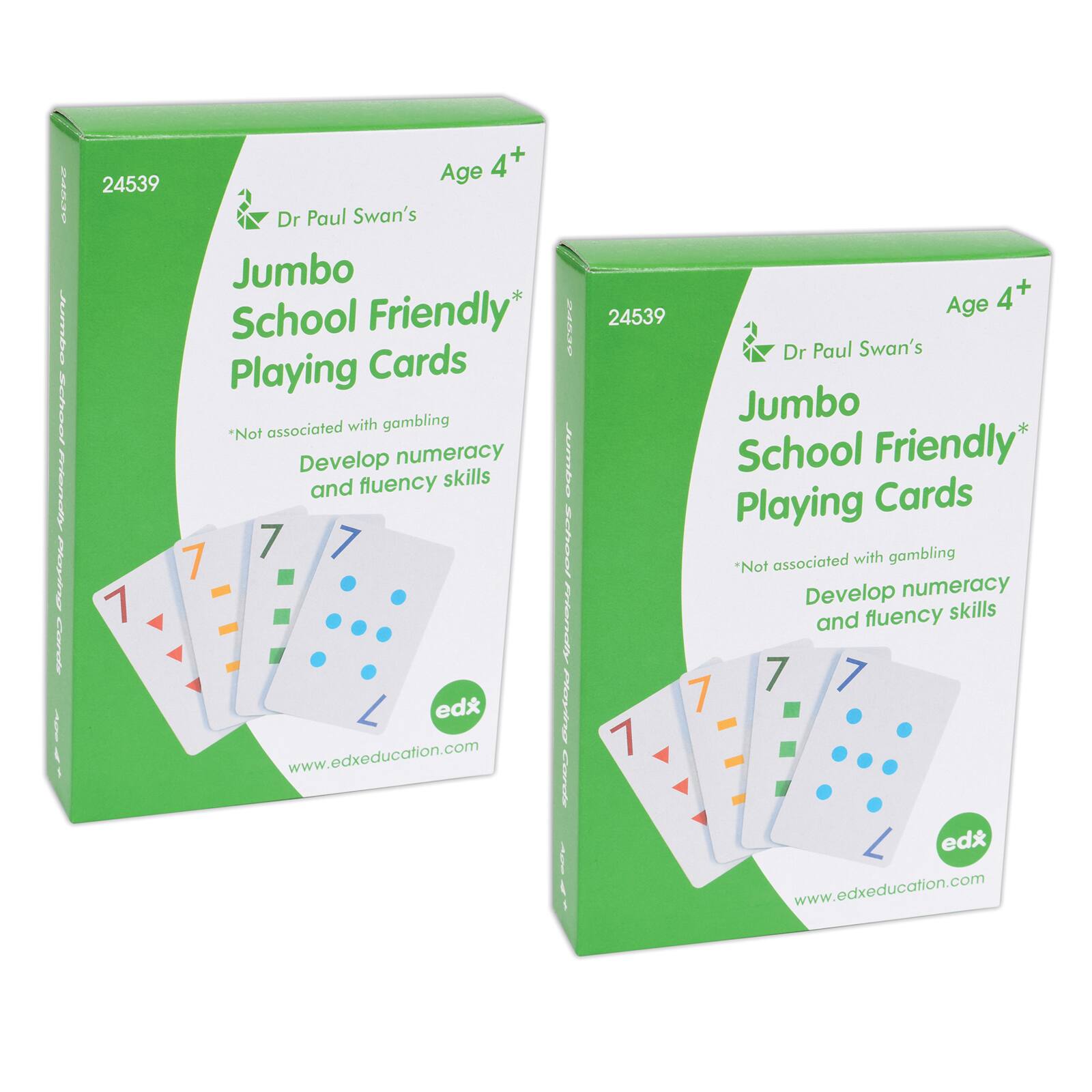 Edx Education® Jumbo School Friendly® Playing Cards, 2ct. | Michaels
