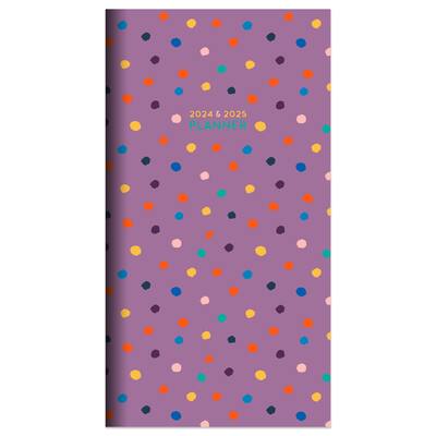 2024-2025 Polka & Purple Monthly Pocket Planner | Michaels