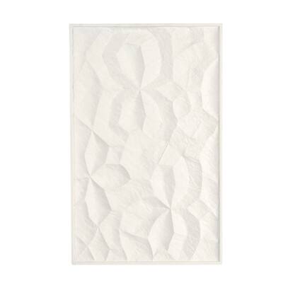 Abstract Dimensional Wall Art in White Frame | Michaels