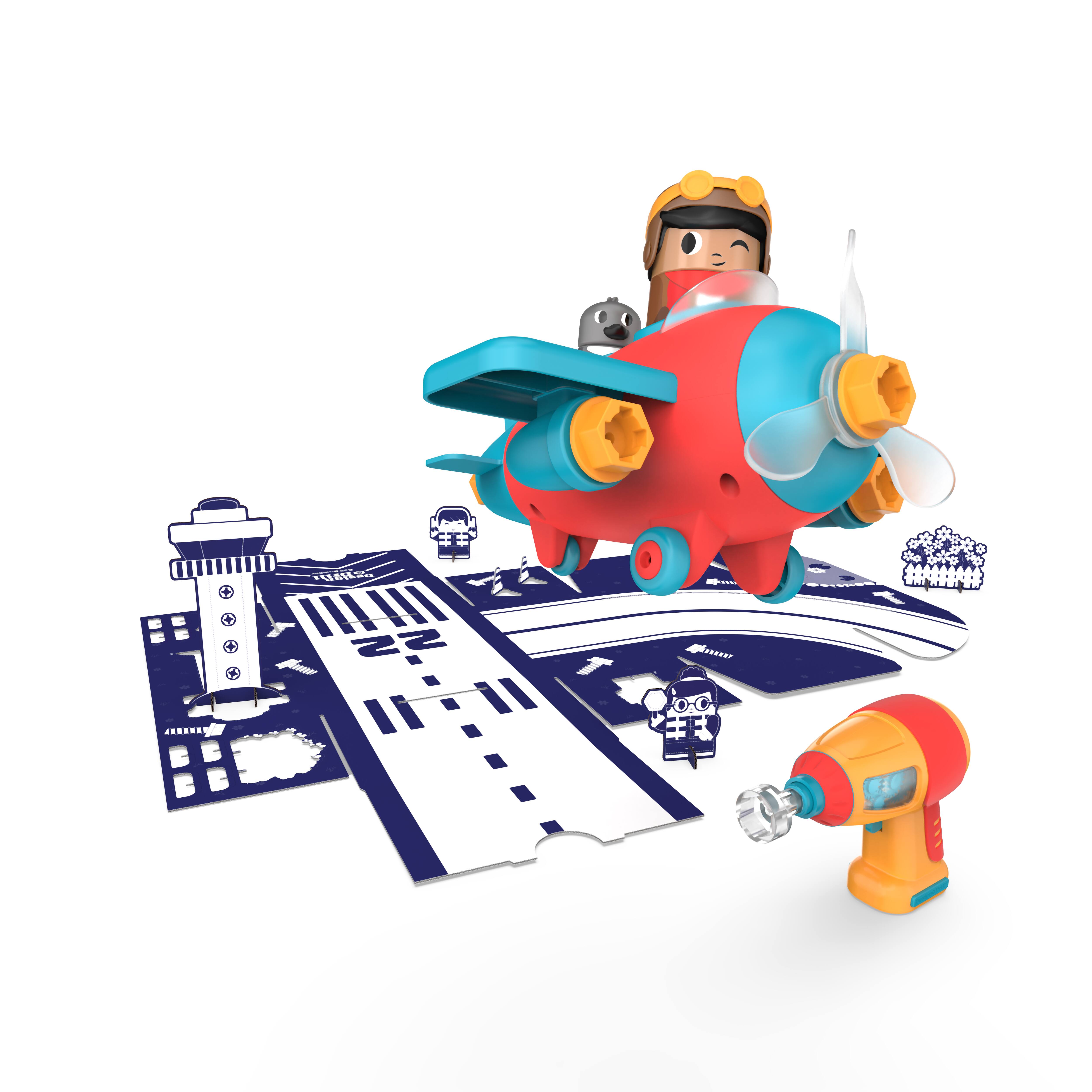 Educational Insights Design & Drill Bolt Buddies Plane | Michaels