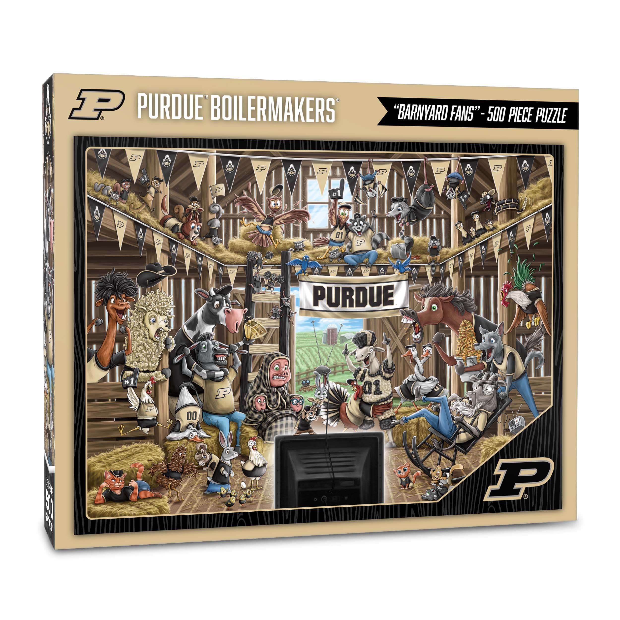 College Barnyard Fans 500 Piece Puzzle | Michaels