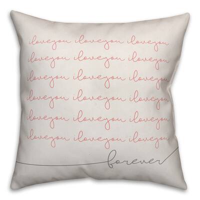 I Love You Forever Throw Pillow | Michaels