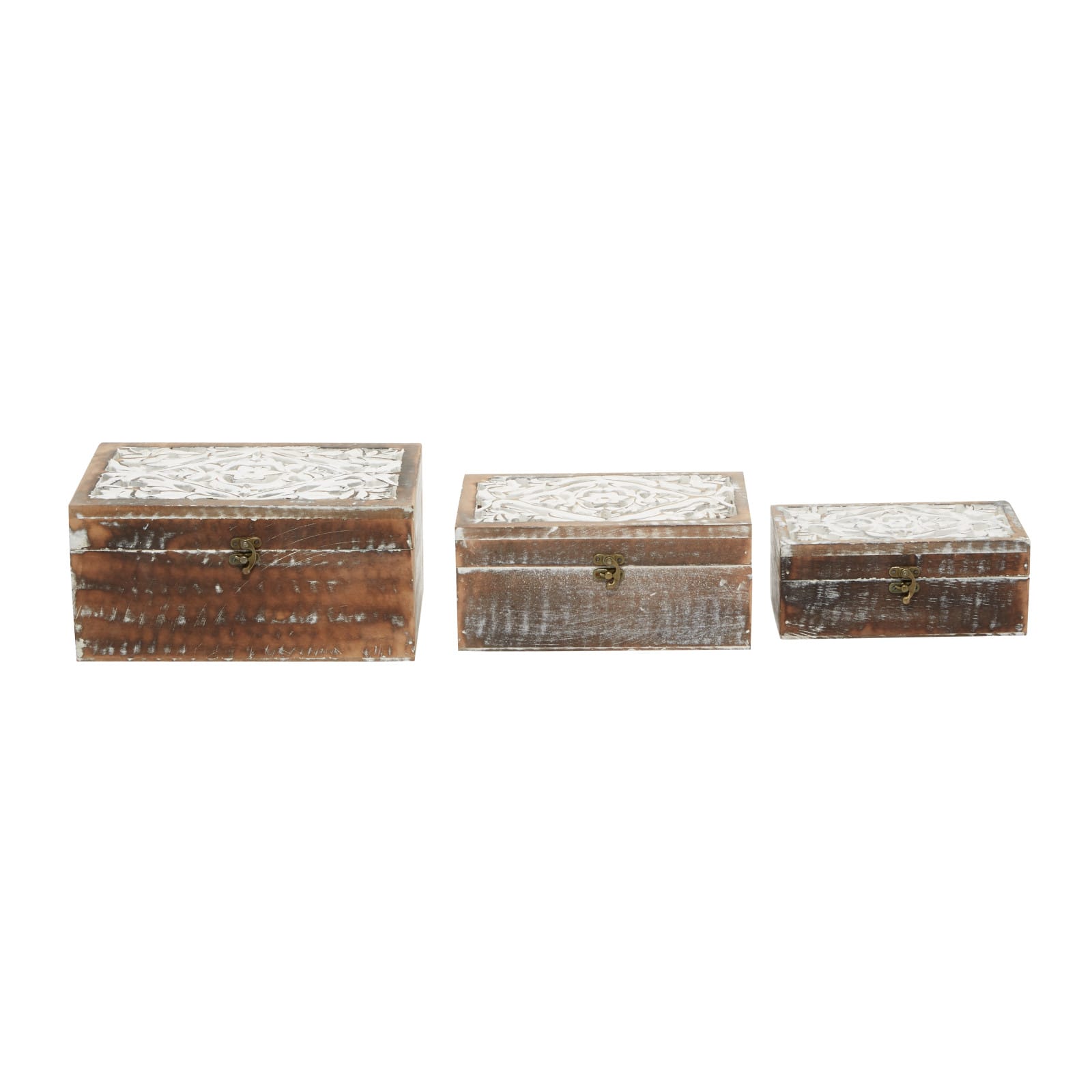 Brown Mango Wood Country Cottage Box Set | Michaels