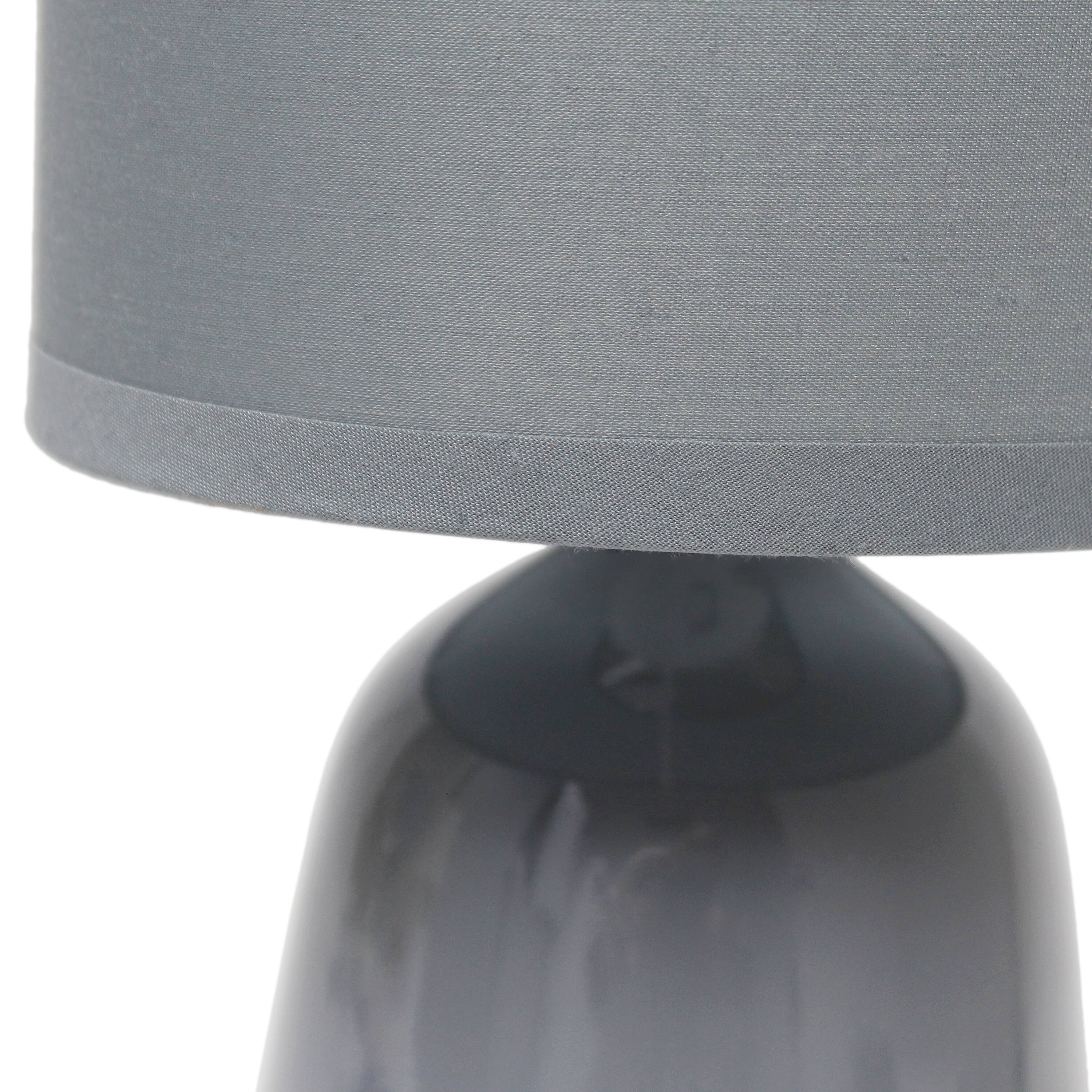 Simple Designs 10" Thimble Base Ceramic Table Lamp | Michaels