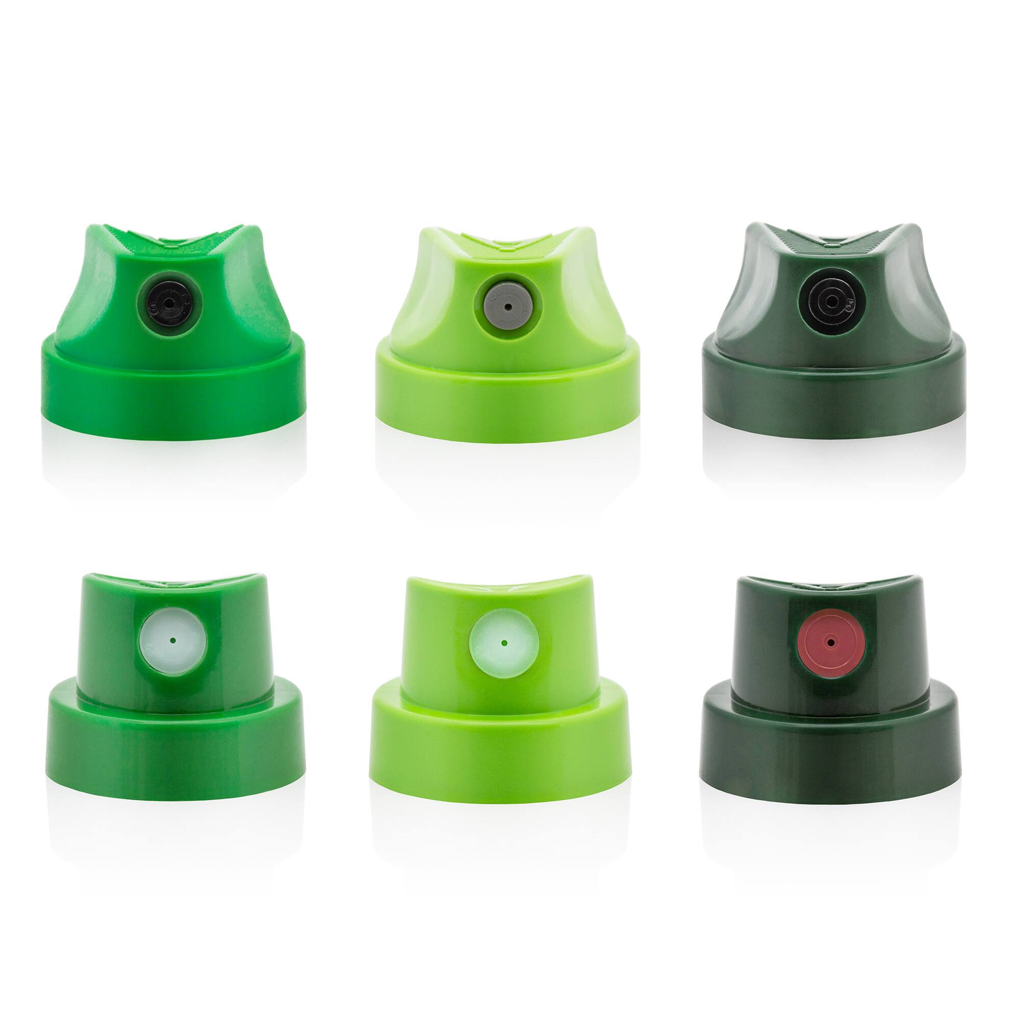 Spray Paint Can Nozzle Montana GOLD Spray Paint Caps - 6 Piece Green ...