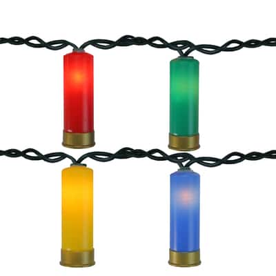 10ct. Multicolored Shotgun Shell Novelty String Lights | Michaels
